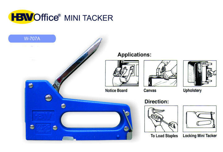 HBW Gun Tacker W-707A MINI | Lazada PH