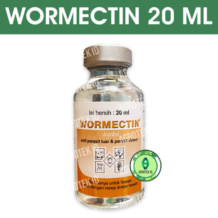 Wormectin 20 ml Obat Anti Parasit Kutu Tungau Caplak Cacing | Lazada ...