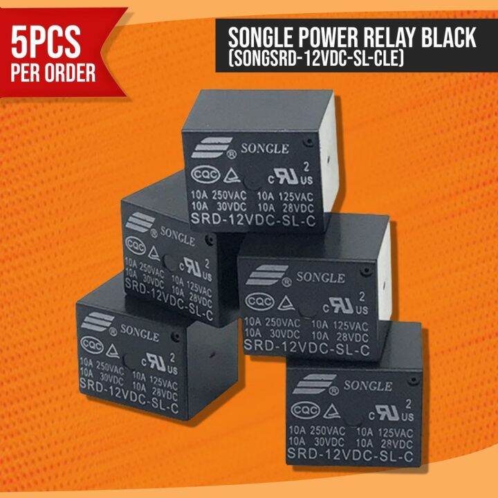 5PCS SONGLE MINI SPDT RELAY 12V 10A 250V 5 Pins | Lazada PH