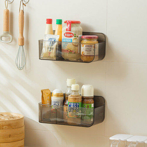 Wall Mounted Kitchen Seasoning Tray 11 x 25 x 11cm / Tempat Penyimpanan ...