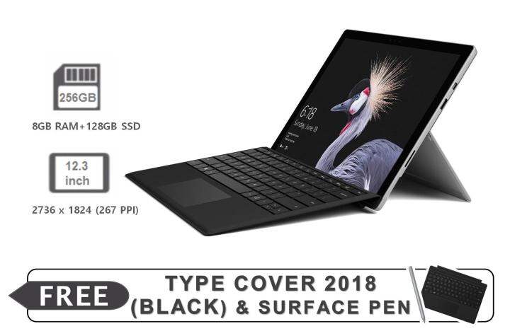 Microsoft Surface Pro 2018 (i5, 8gb, 128gb) Tablet with Type Cover and ...