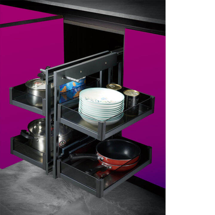 Alum Glass Magic Corner - 900mm | Lazada