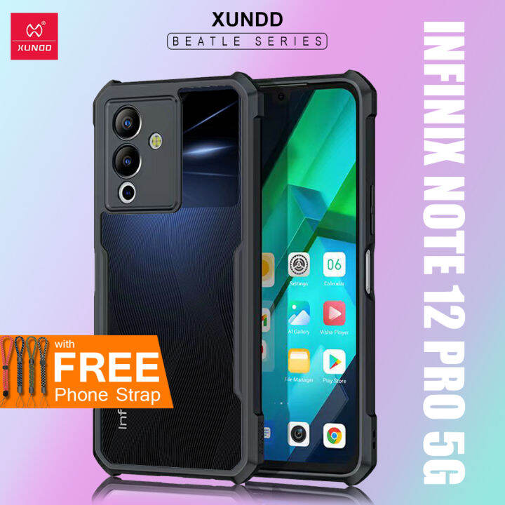 Xundd [ORIGINAL] Beatle Clear Hybrid Shock Proof Armor Case for Infinix Note 12 5G / Note 12 Pro ...