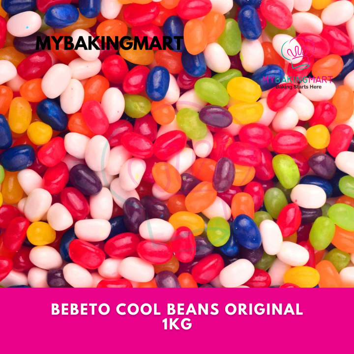 Bebeto Cool Beans Original / Jelly Beans Candy/Gummy - 1kg - Original ...