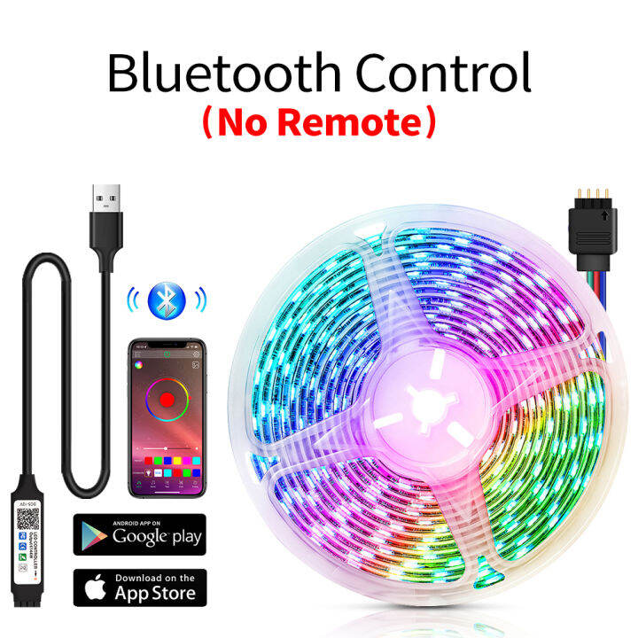 Dải Đèn LED RGB 5V USB 5050 Đèn Led 1M-20M Đèn LED Băng Mềm Wifi Alexa Dải Đi-ốt Trang Trí Phòng ...