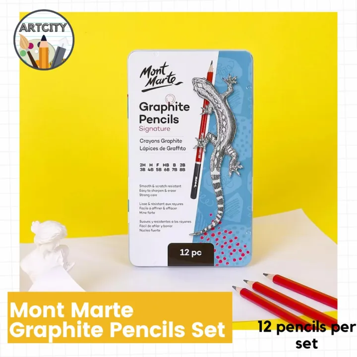 Mont Marte Signature Graphite Pencils Set [ArtCity] | Lazada PH