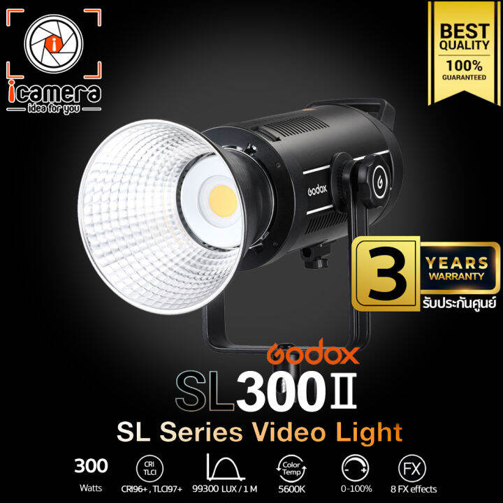 Godox LED SL300II 320W 5600K White Ver. Bowen Mount - รับประกันศูนย์ ...