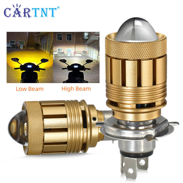 CarTnT 1 Buah Bohlam Motor LED Bi-led H4 9003 BA20D H6 35W 16000Lm ...