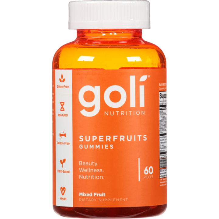 Goli Superfruits Mixed Fruit Gummies | Lazada PH