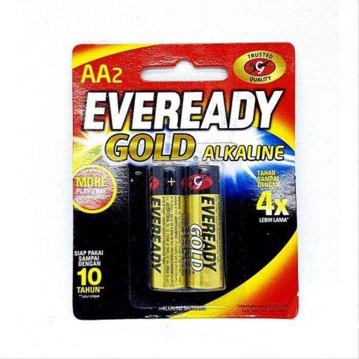 EVEREADY GOLD ALKALINE AA2 (2pcs) | Lazada