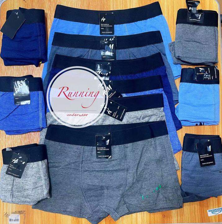 6 PCS 100%cotton stretch BOXERS MENS | Lazada PH