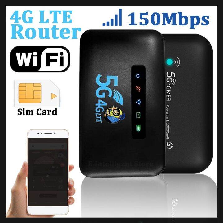 4G LTE Router 150Mbps Portable Pocket Wireless WiFi Dongle Mobile ...
