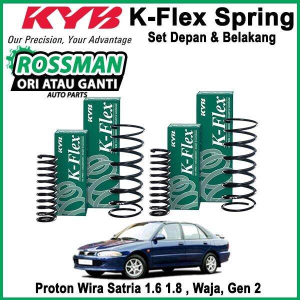 Proton Wira Satria 1.6 1.8 , Waja, Gen 2 KYB KAYABA K-Flex Coil Spring ...