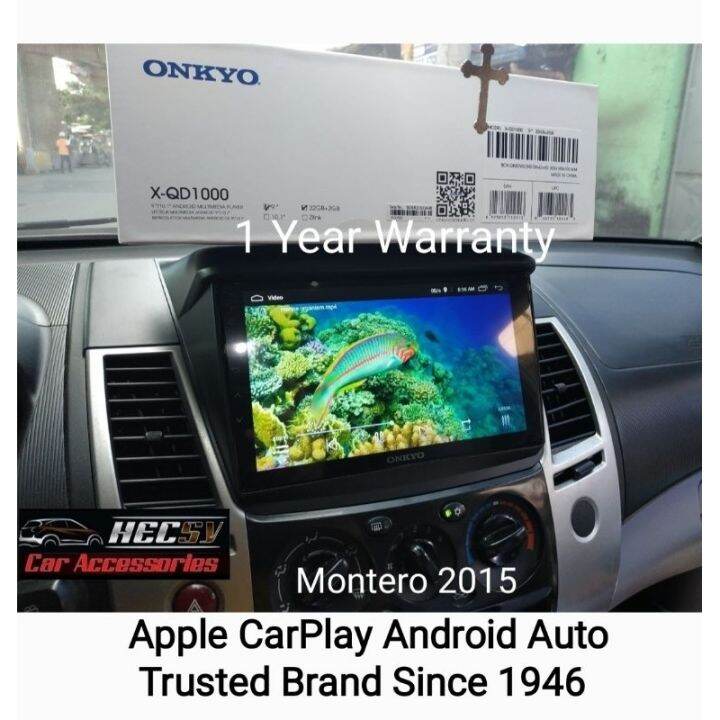 Gen2 Montero 9 ANDROID AUTO APPLE CARPLAY Head Unit ONKYO Stereo 2009 ...