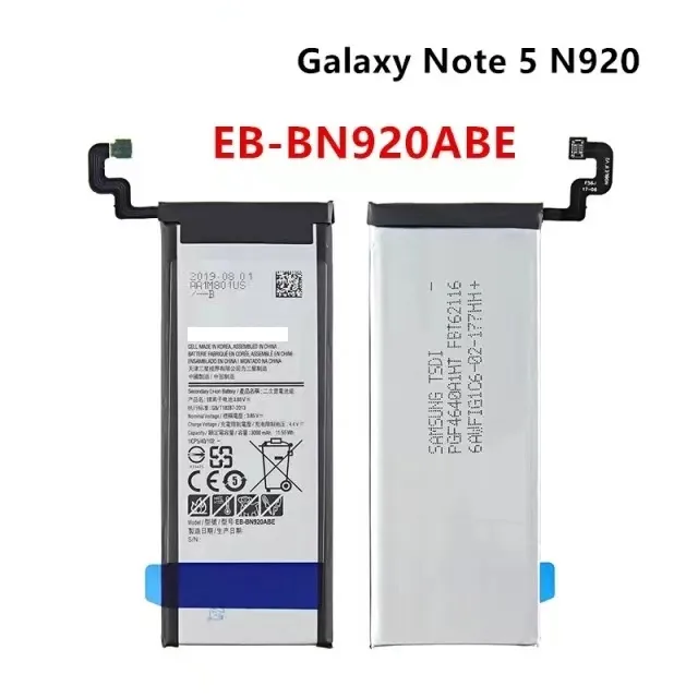 Sean " Original Battery Phone Galaxy Samsung Note 5/N9200 /N920T /N920C ...