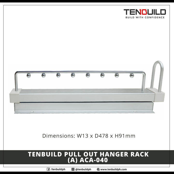 Tenbuild Pullout Hanger Rack (A) ACA-040 | Lazada PH