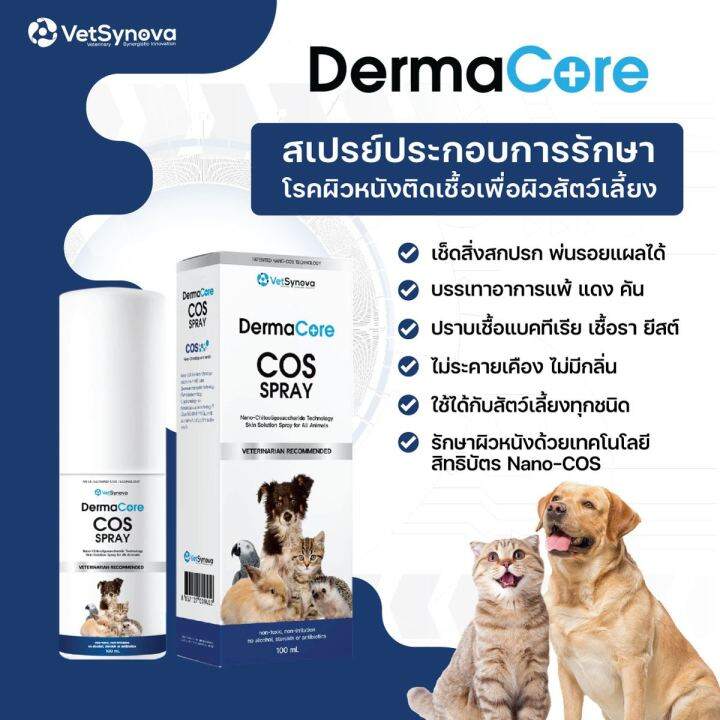 Dermacore COS Spray ทำความสะอาด และเพิ่มความชุ่มขึ้นให้กับผิวหนัง ...