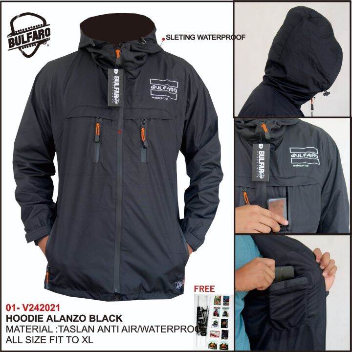 KEEPSTORE - Jaket Taslan Alonzo WP Waterproof / Anti Air Dan Angin ...