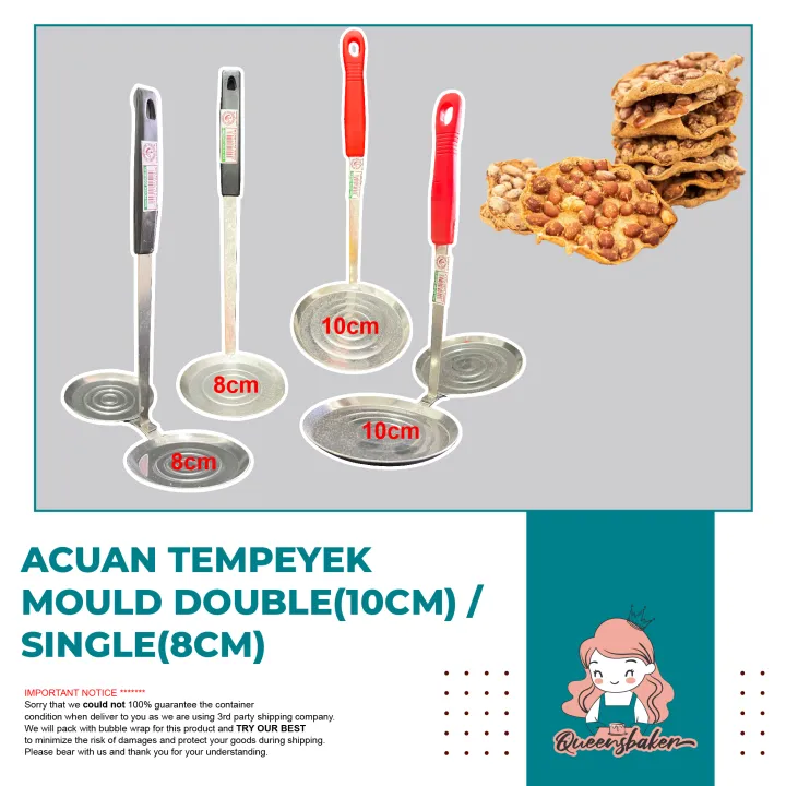 Acuan Rempeyek Double(8cm/10cm) / Single (8cm/10cm) | Lazada