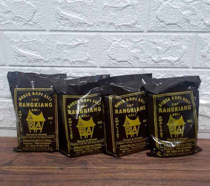 BUBUK kopi RANGKIANG 1 KG KEMASAN 4 PACK PERPACK ISI 250 GRAM | Lazada ...