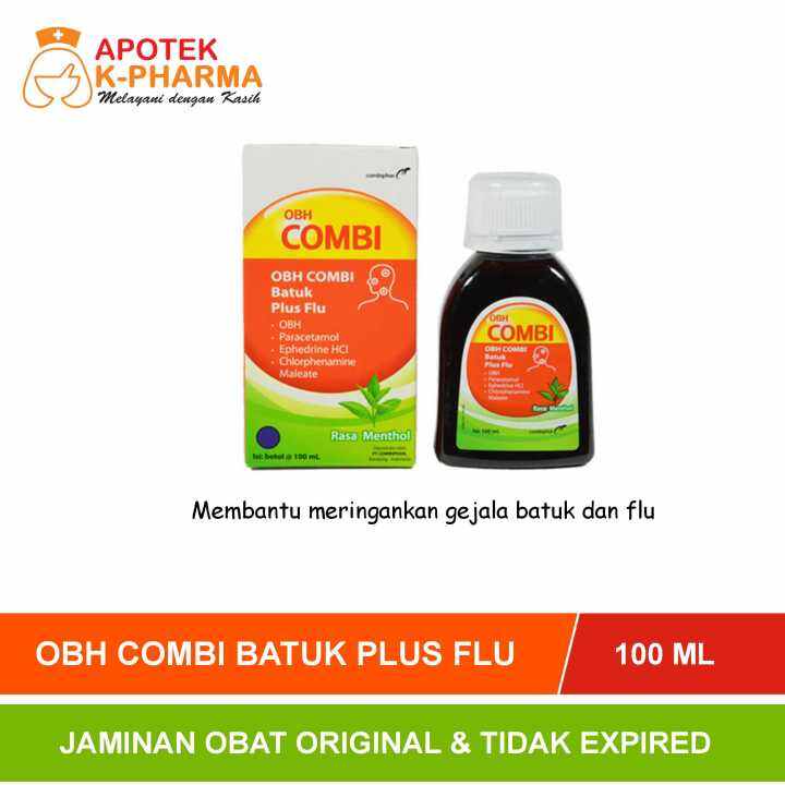 OBH Combi Batuk Plus Flu Isi 100 ml Original Combiphar | Lazada Indonesia