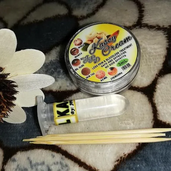 authentic 3ml Kasoy Cream for wart, skintags, syringoma, mole, milia ...