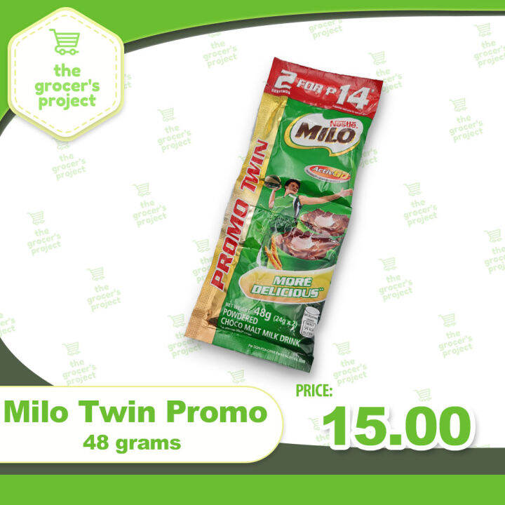 Grocersproject Gp Milo Twin Pack 48g Lazada Ph