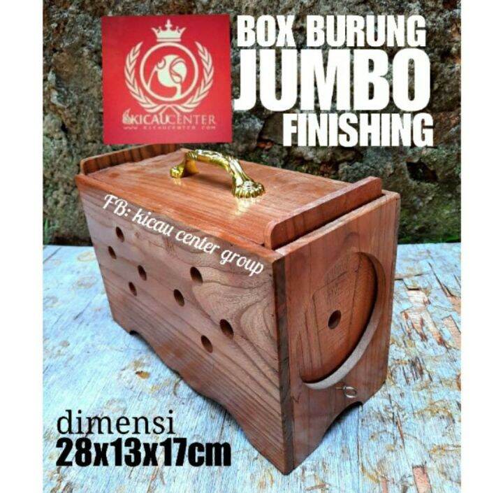 BOX BURUNG KAYU JATI JUMBO FINISHING | Lazada Indonesia