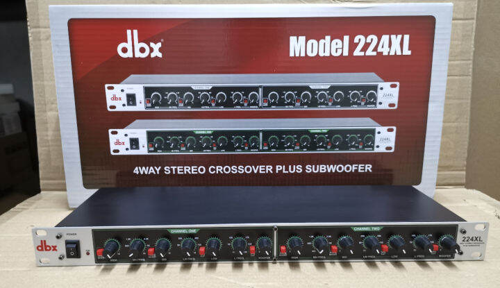DBX 224XL electronic crossover, 4way crossover, high, middle and low frequency subwoofer | Lazada PH