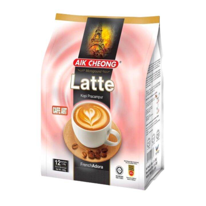 Aik Cheong LATTE (12's x 25g) (READY STOCK) | Lazada