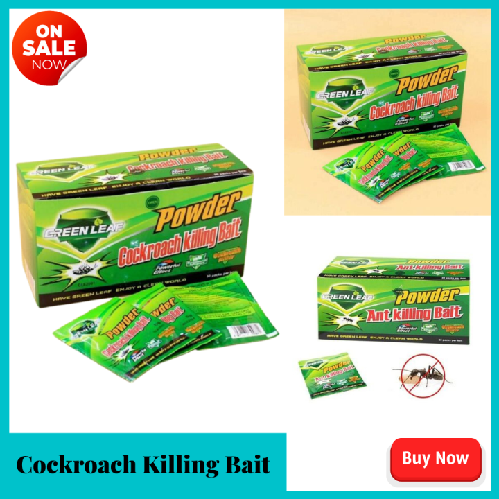 Top Selling & 100% Effective Green Leaf Powder Cockroach Killing Bait ...