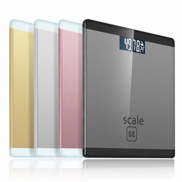 MOCHI Iscale Digital LCD Electronic Scale Tempered Glass Bathroom ...