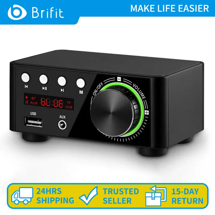 Brifit Digital Bluetooth Mini Power Amplifier 5.0 Bluetooth Power ...
