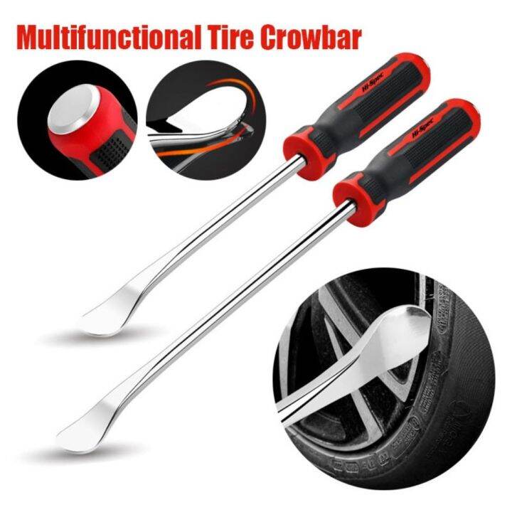 JOLT Steel Tire Crowbar 12.5/15Inch Knockable Tire Dismantling Sturdy ...