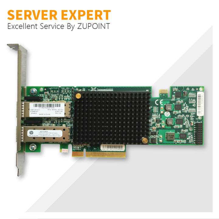 ZUPOINT NC552SFP 10Gb 2-port Ethernet Server Adapter 614506-001 Network ...
