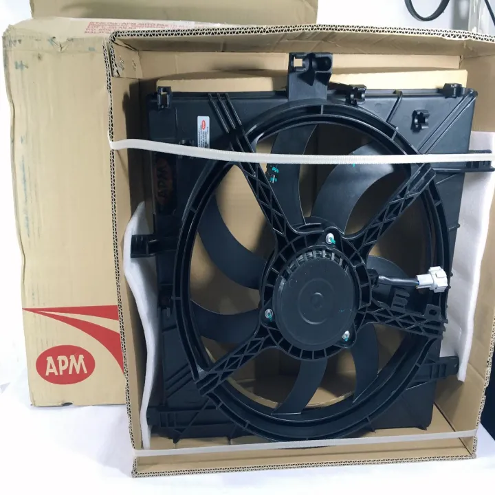 ORIGINAL APM NISSAN ALMERA RADIATOR FAN MOTOR FULL SET FAN GUARD FAN ...