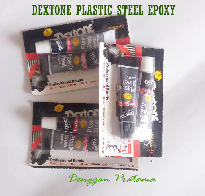 Lem Besi Dexton Plastic Steel Epoxy 5 Menit 12Gr | Lazada Indonesia