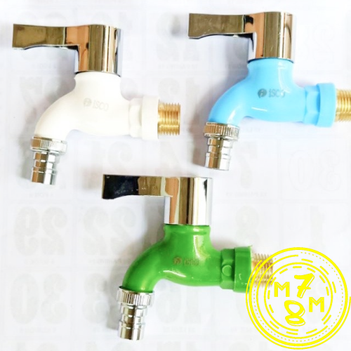 Kran Air PVC model Engkol ukuran 1/2 inch ISCO | Lazada Indonesia
