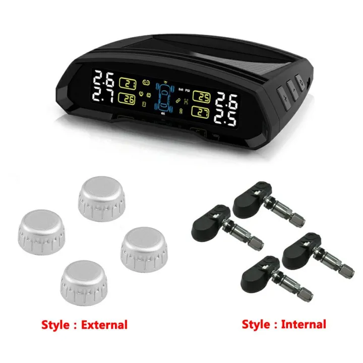 [Ready Stock] T802 Wireless TPMS Tire Pressure Sensor Built-in ...