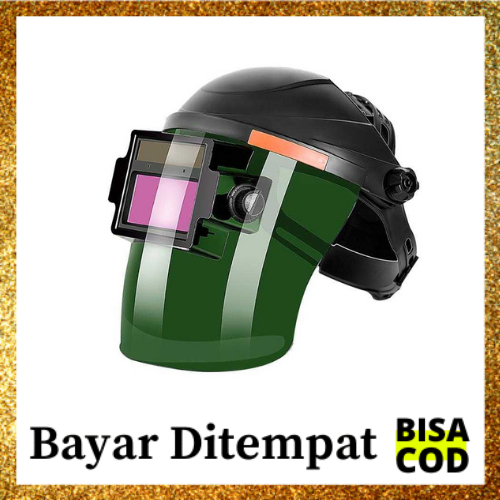 Helm Las Automatic Welding Mask Arc Shield Soldering / Pengaman Kepala ...