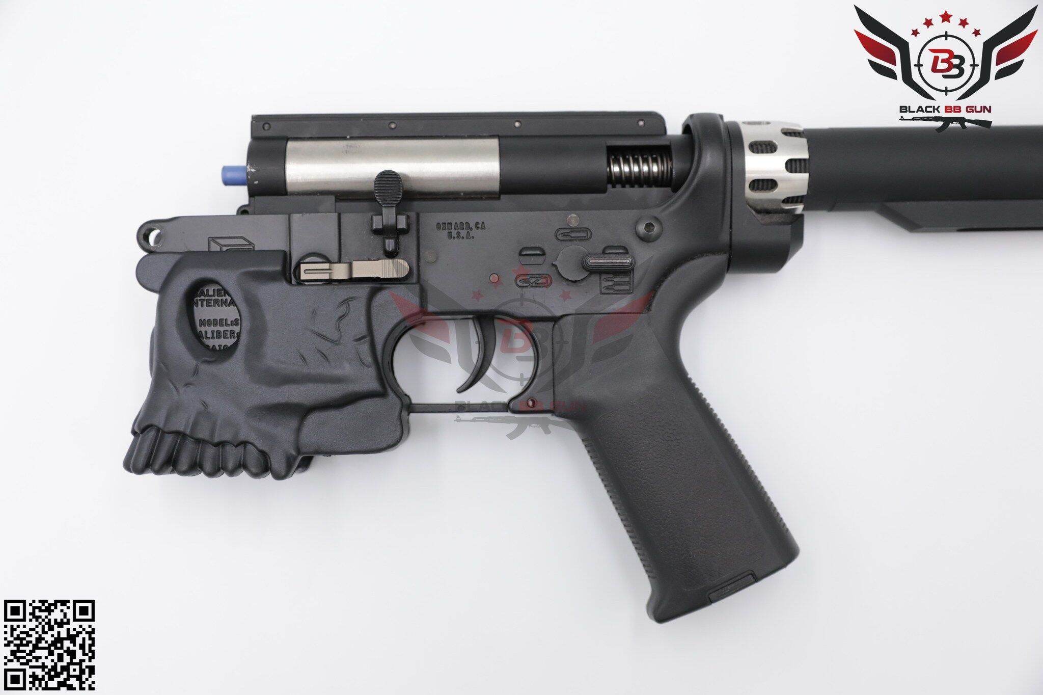 M4 Mag-Well Skull (บ่อแม็กทรงหัวกระโหลก) (M4 Mag-Well) สำหรับปืนตระกูล ...