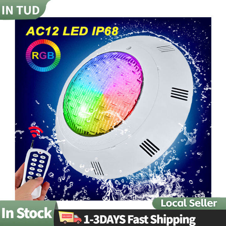 Underwater pool lights RGB SMD LED light remote control Dimmable IP68 Waterproof Engineering ...