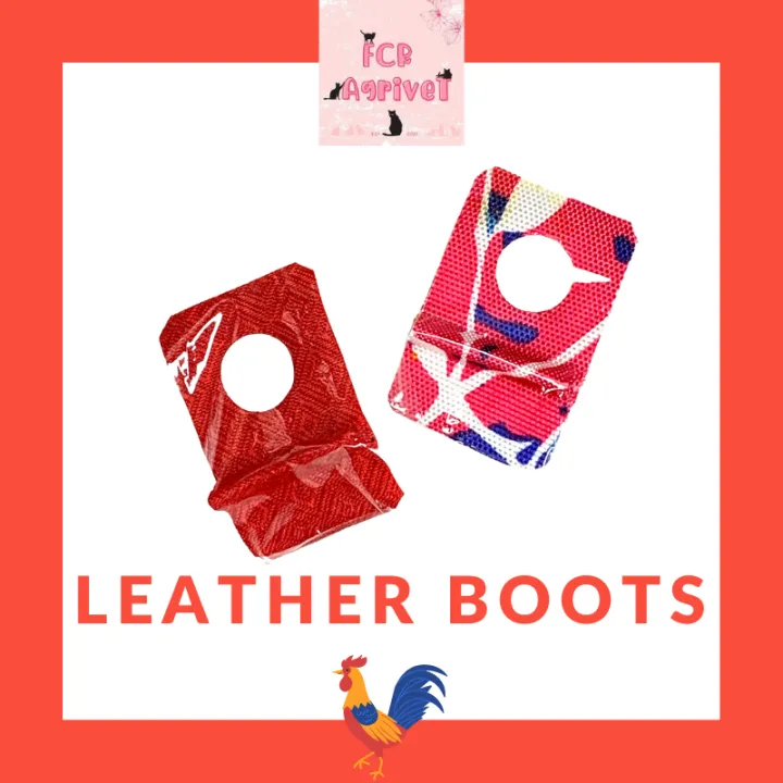 [FCR AGRIVET] BUY 1 GET 1 FREE Leather Gaffing Boots / Gamefowl ...