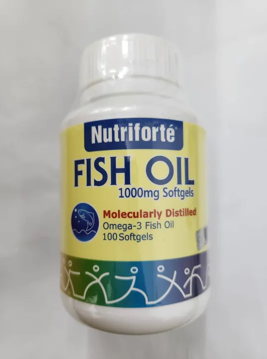 Nutriforte Fish Oil 1000mg 100's | Lazada
