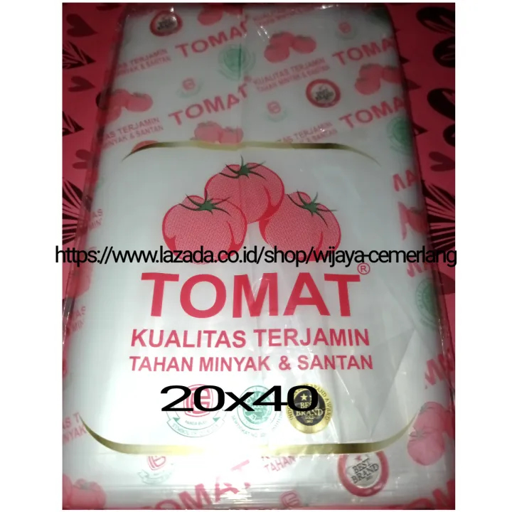 1 Bungkus Plastik TOMAT, 20x40 untuk Ukuran 2/3kg | Lazada Indonesia
