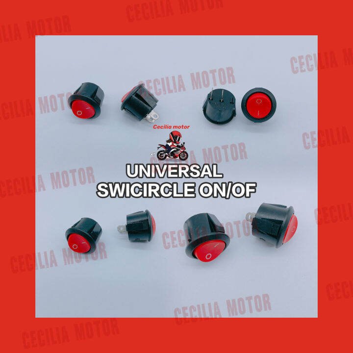 MOTORCYCLE ON OFF SWITCH ROUND CIRCLE | Lazada PH