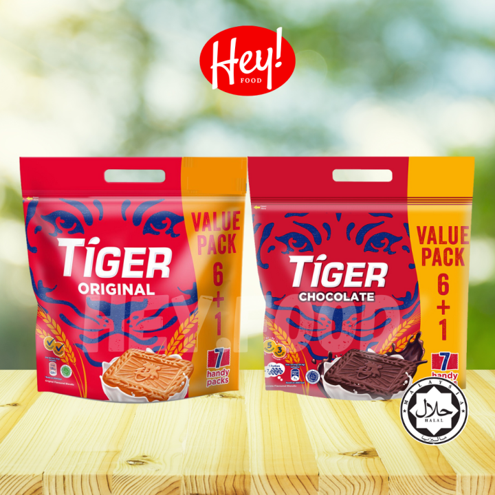 Tiger Biscuits Multipack - Original/ Chocolate (372.4g) | Lazada