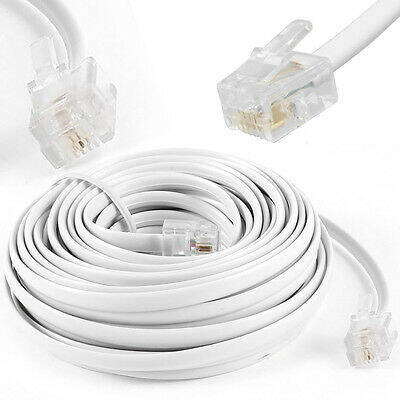 RJ11 Cable Telephone Line Wire Four-core (1m, 3m , 5m ,10m ,15m , 20m ...