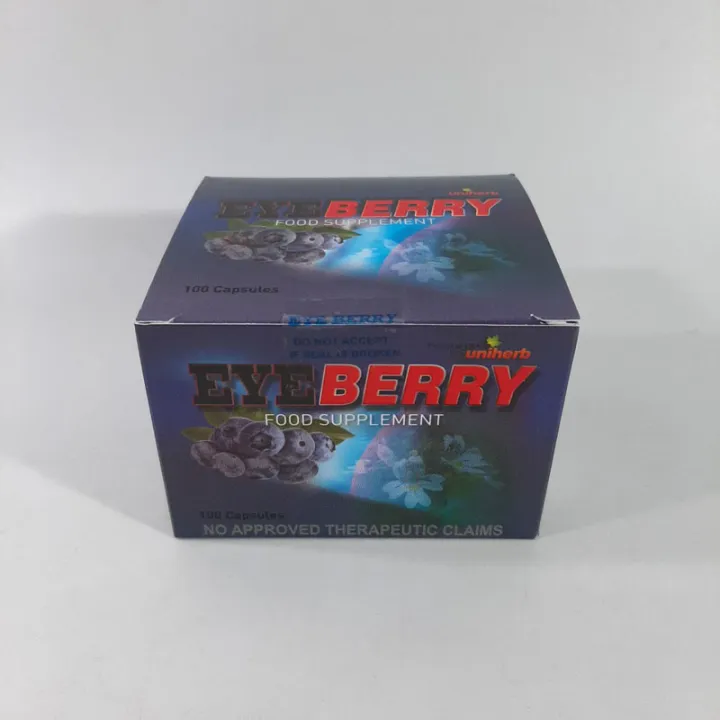 Eyeberry capsule 100's | Lazada PH