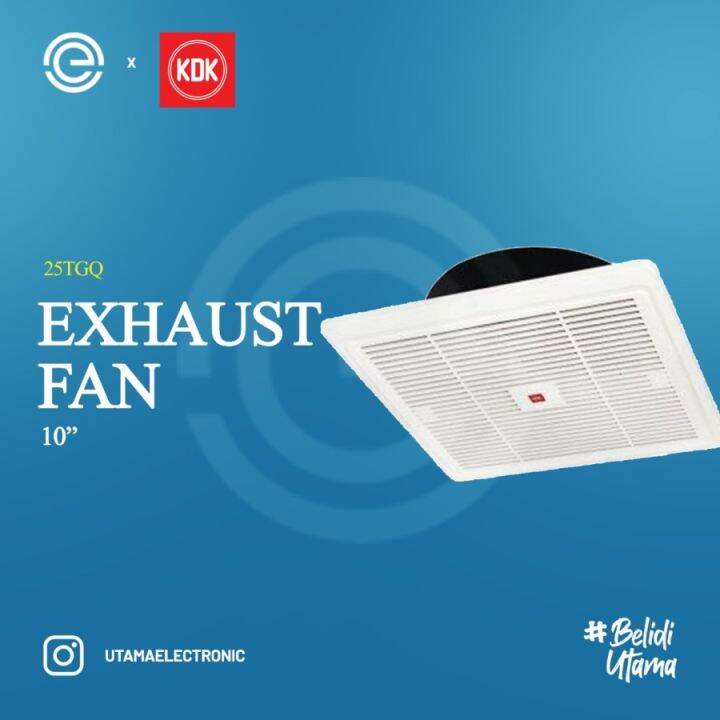 KDK Exhaust Fan Ceiling 10 Inch - 25TGQ | Lazada Indonesia